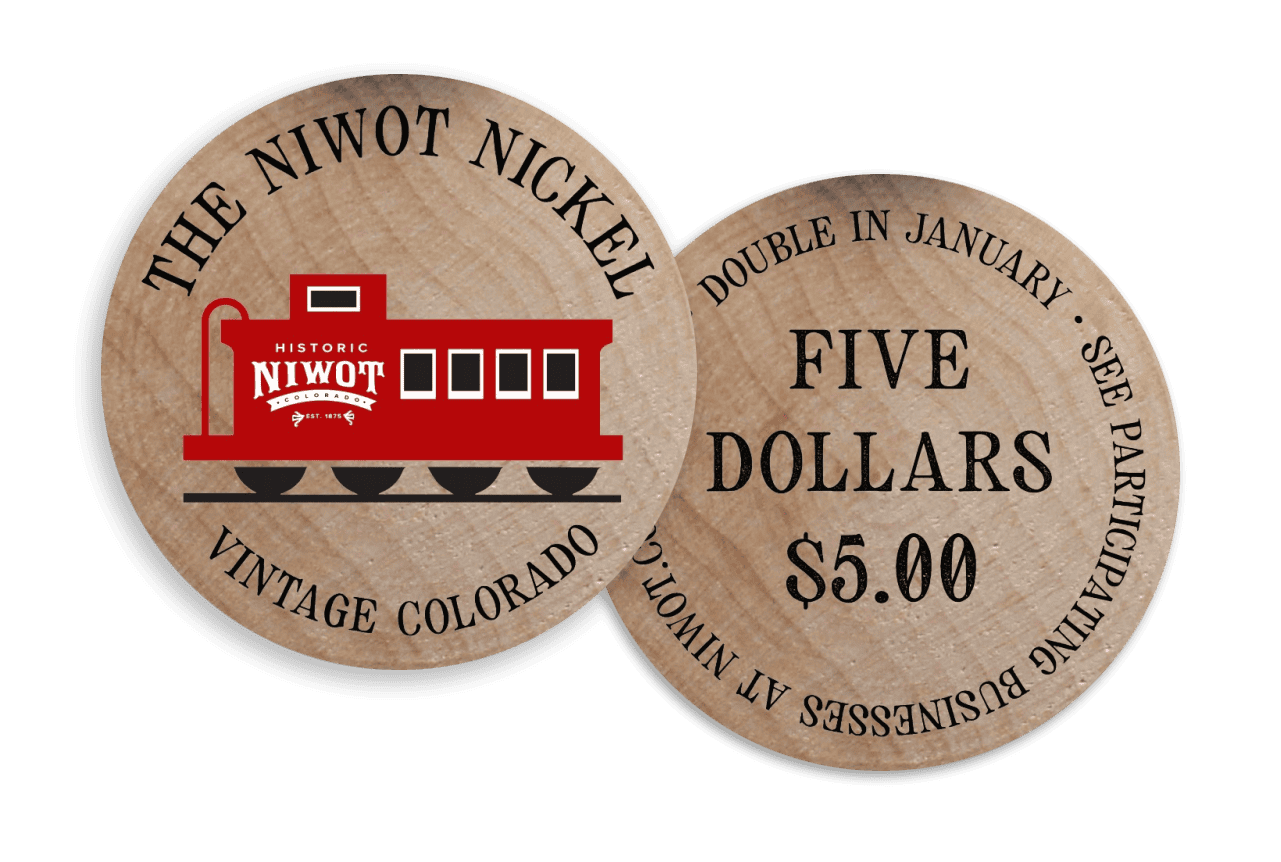 Niwot Nickel - Shop Local & Save at Participating Businesses - Niwot.com